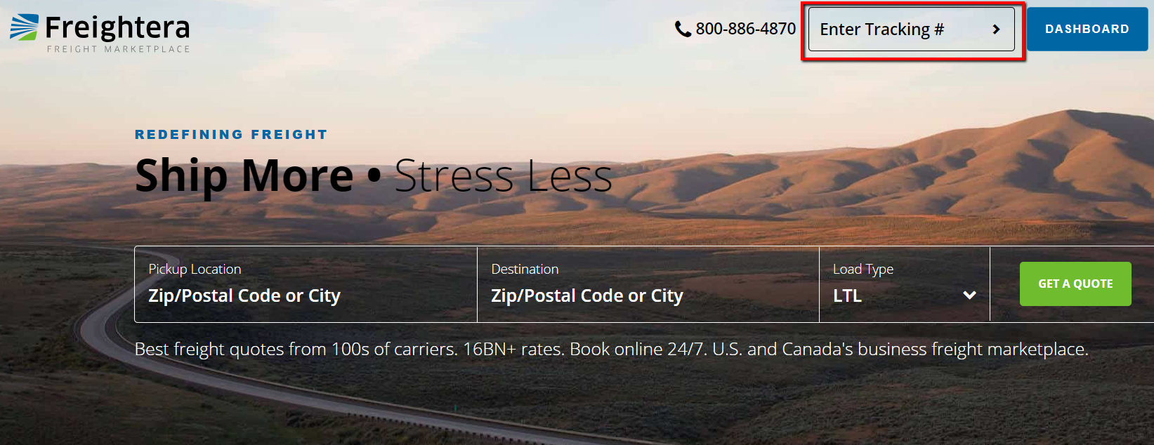 Shipment Tracking - Online Freight Tracking 24/7 | Freightera