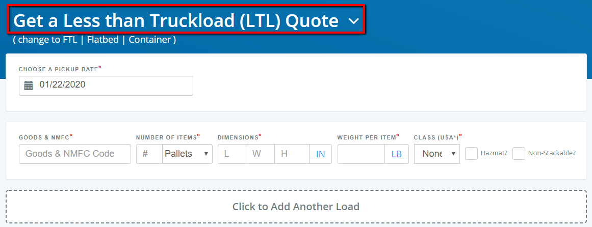 How to Quote - Get the Best FTL & LTL Quotes | Freightera
