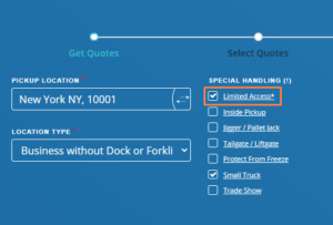 Limited Access Locations in Freight Shipping | Freightera Blog