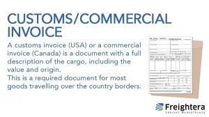 Customs Invoice / Commercial Invoice | Freightera Blog